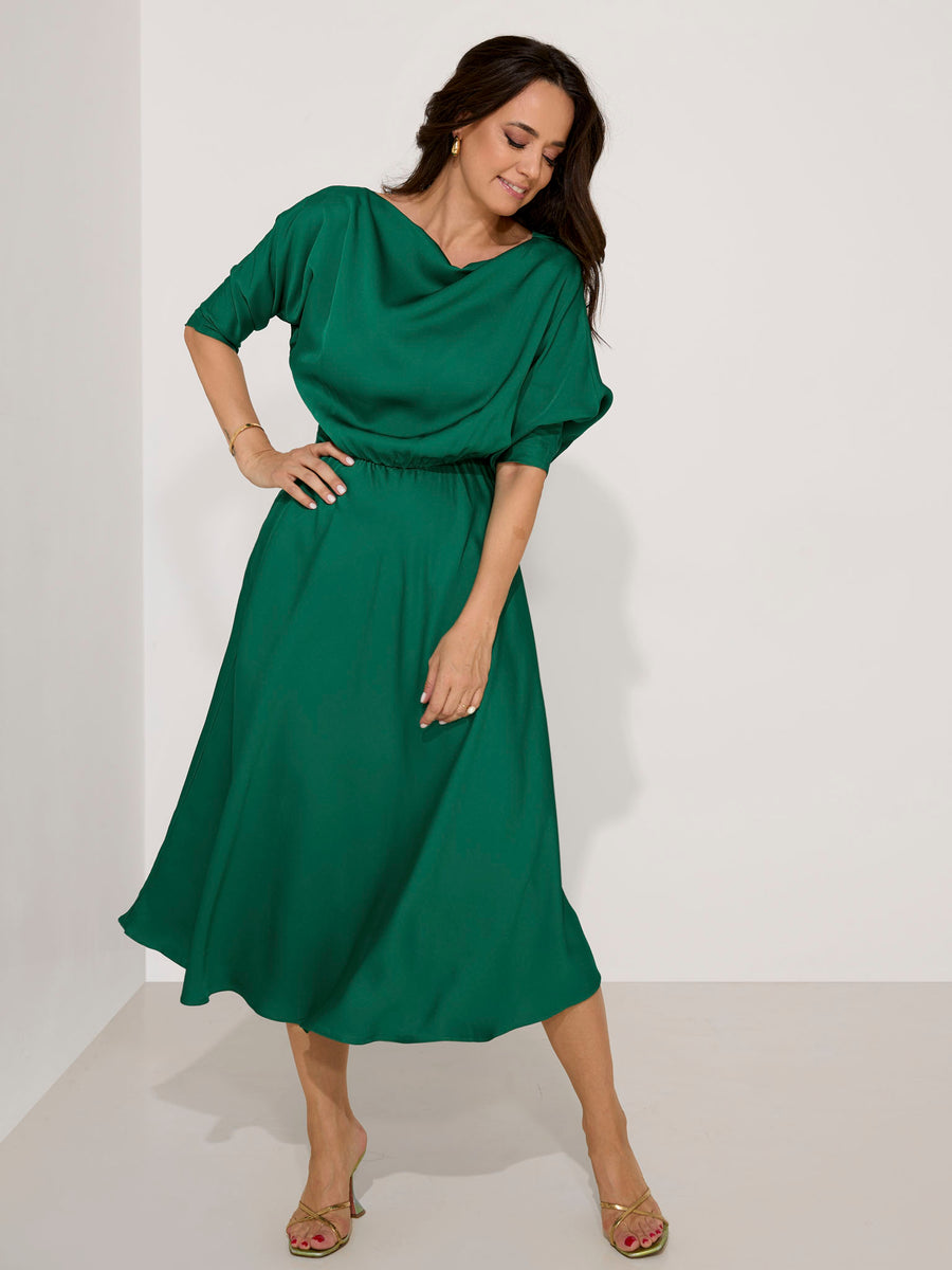 Bella green dress – Andreea Raicu